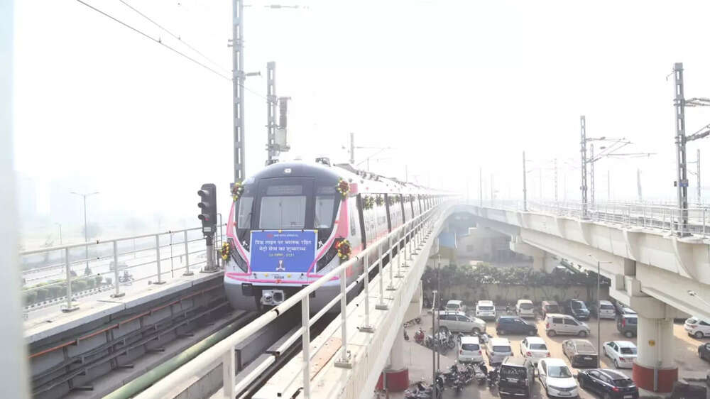 Delhi Metro Pink Line News: Photos of Delhi Metro's Pink Line ...