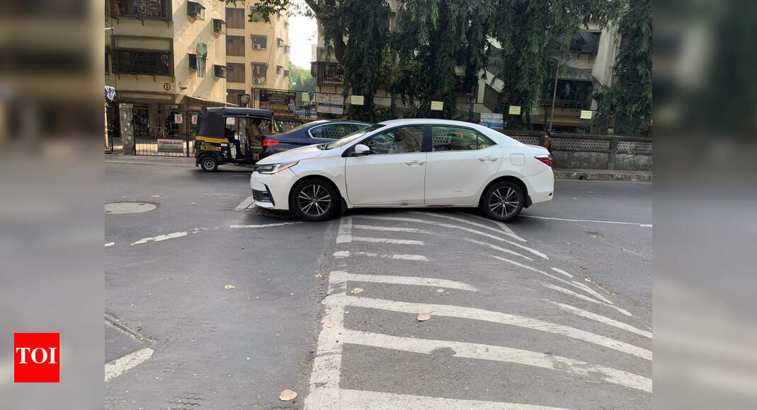 car breaking speed breaker - Times of India