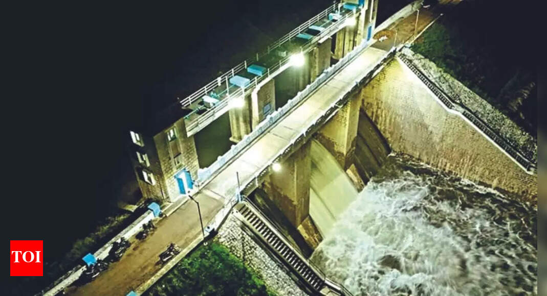 Rain: Upparu dam brims after 20 years | Coimbatore News - Times of India