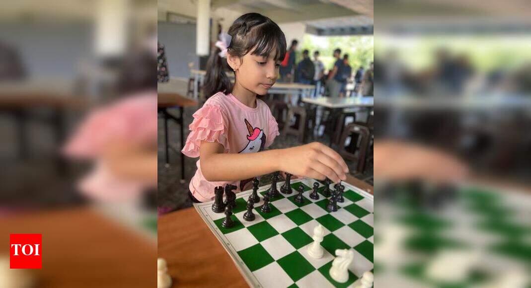 Eight year old girl wins district chess championship | Vadodara News ...