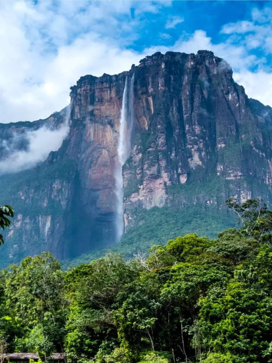 World s Highest Waterfalls That Are A Sight To Behold Times Of India