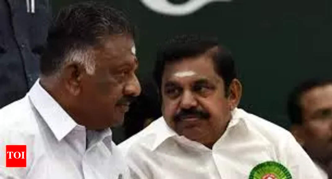 OPS, EPS elected unopposed as AIADMK coordinator and joint coordinator ...