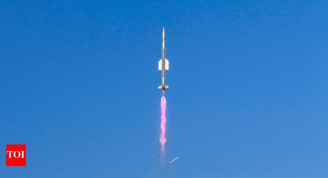 DRDO successfully test-fires vertically-launched short range surface-to ...