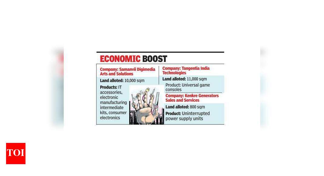 Three firms alloted land at Tuem electronic cluster | Goa News - Times ...
