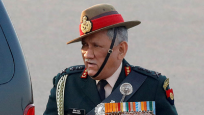 CDS Gen Rawat's funeral in Delhi on Friday | India News - Times of India
