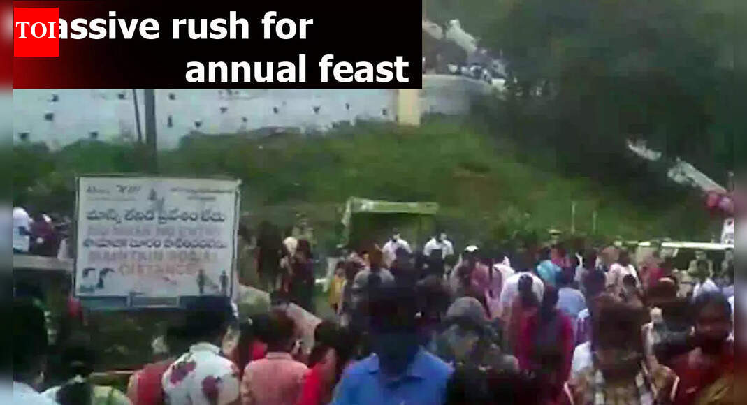 Visakhapatnam: Large number of devotees attend Visakhapuri Mary Matha feast