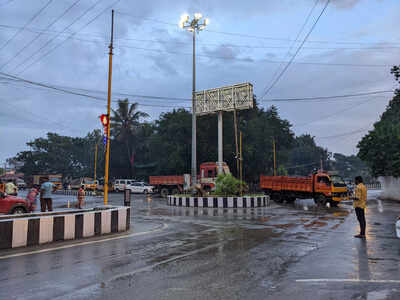 No traffic signal - Times of India