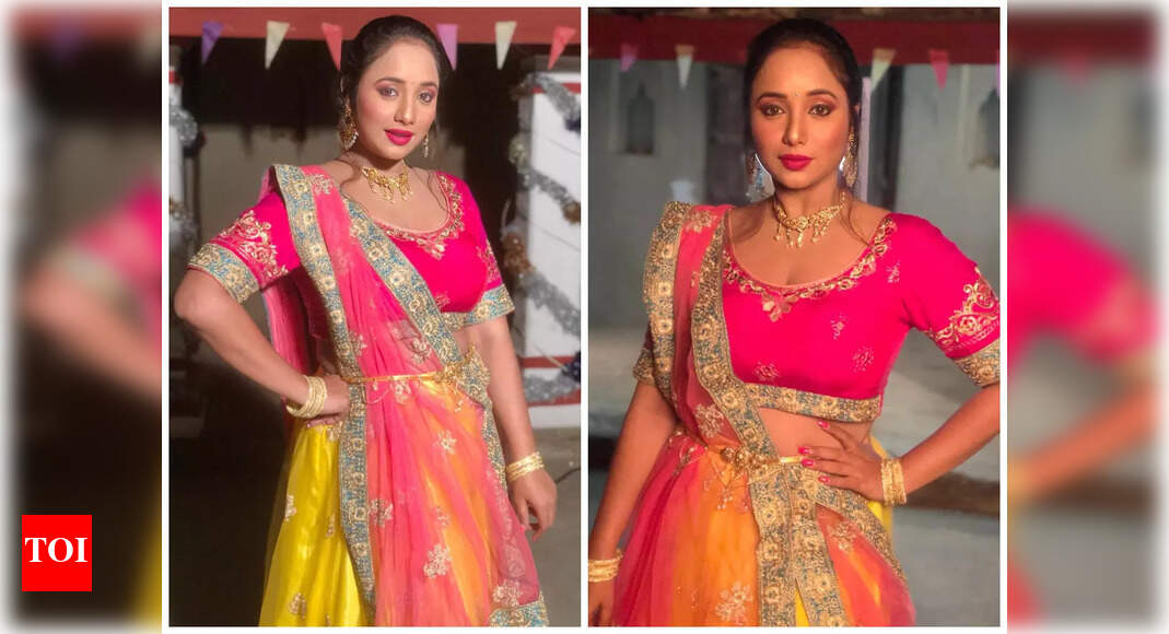 Rani Chatterjee shows her beauty in a traditional attire | Bhojpuri ...