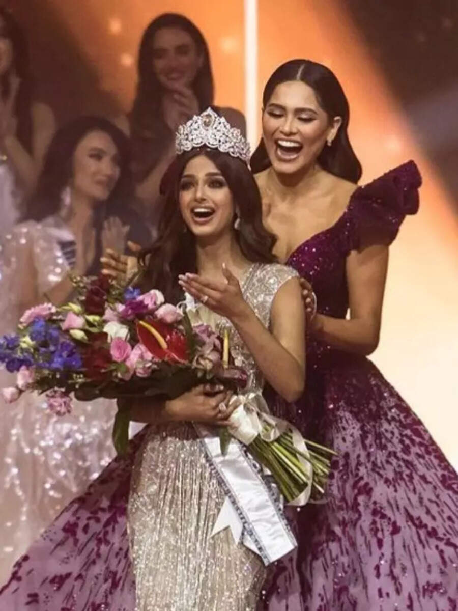 Miss Universe 2021 Harnaaz Sandhu's crowning moment | Times of India Miss Universe 2021 Harnaaz Sandhu's crowning moment | Times of India