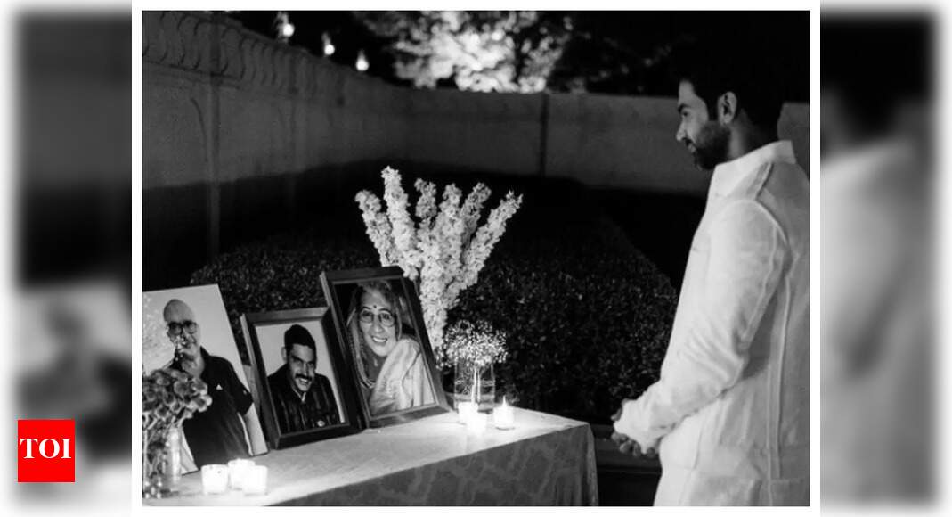 Rajkummar Rao shares a glimpse of the shrine they created for his late ...
