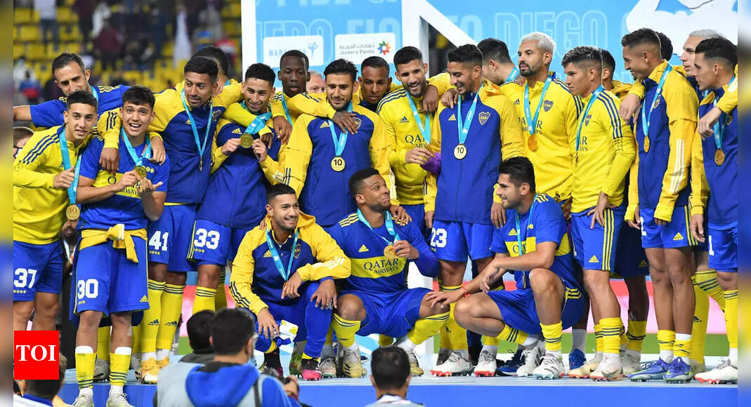 Boca Juniors beat Barcelona in inaugural Maradona Cup | Football News ...