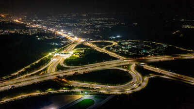 Hyderabad: Entire stretch of Outer Ring Road illuminated | Hyderabad ...