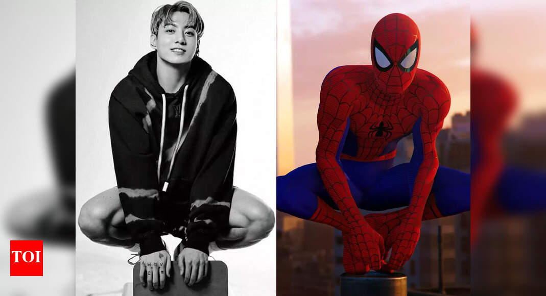 BTS ARMY think JungKook nailed Tom Holland's Spider-Man pose in latest ...