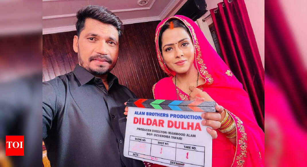 Pravesh Lal Yadav and Richa Dixit starts shooting for 'Dildar Dulha ...