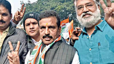 Kolkata civic polls: Congress’s Santosh Pathak holds on to ‘Hindi ...