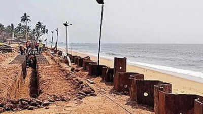 Thiruvananthapuram: Diaphragm protection wall construction gathers pace | Thiruvananthapuram ...