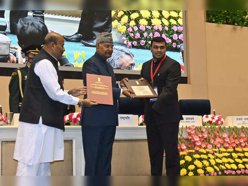 President awards Punith Nandakumar for swimming against the tide and ...