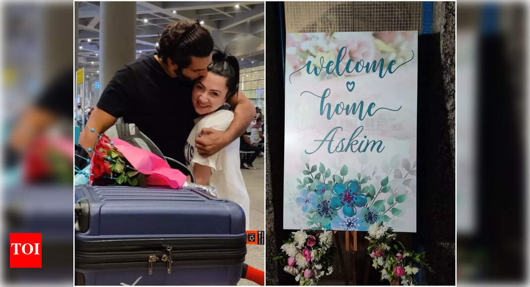 FIR fame Vipul Roy's fiance Melis Atici arrives in Mumbai for their ...