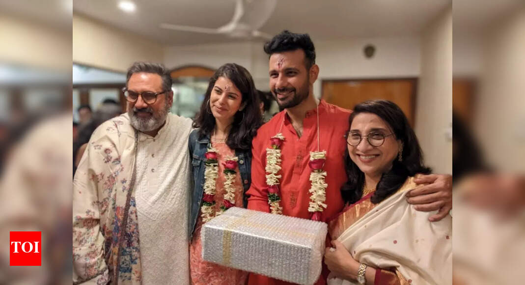 Boman Irani and wife Zenobia welcome couple Viraf Patel and Salonie ...