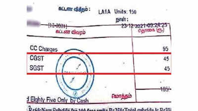 Gst: Power Shocker As Tangedco Silently Adds Gst To Bills | Chennai ...