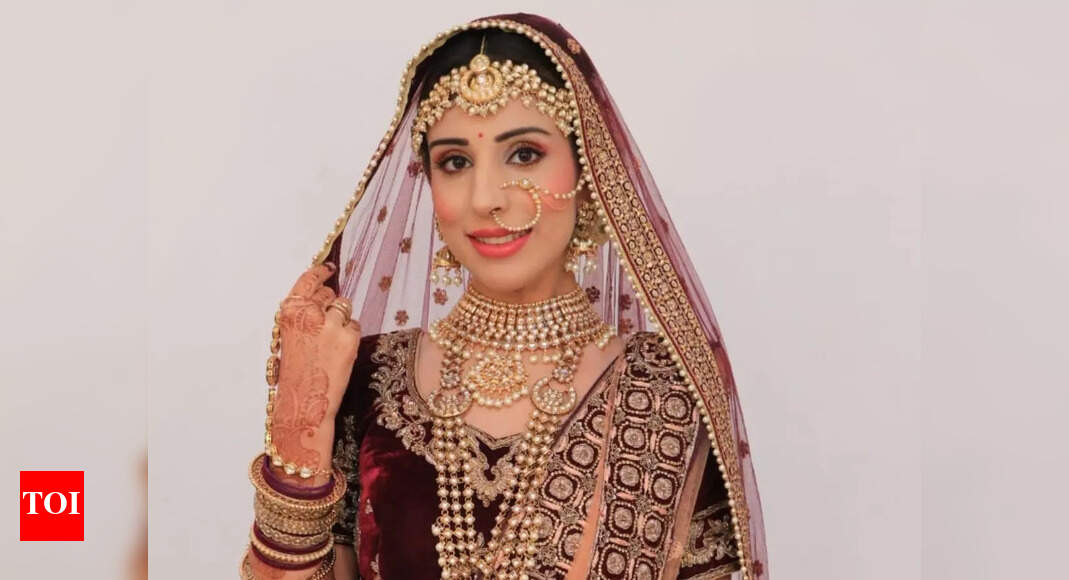Simaran Kaur styled her own bridal avatar for upcoming wedding sequence ...