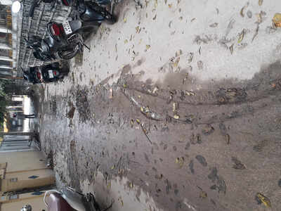 Dirty street - Times of India