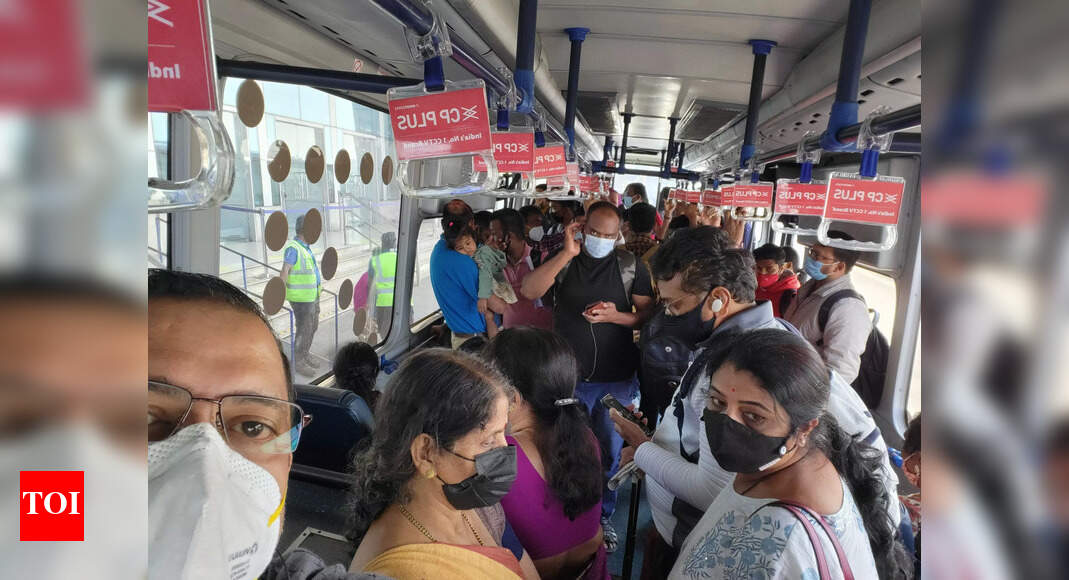 Indigo bus to the Aircraft!!!! JOKE !!! - Times of India