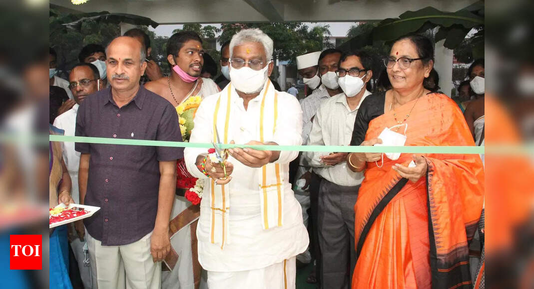 Ttd: TTD chairman inaugurates KL Rao block and new auditorium at Sri ...