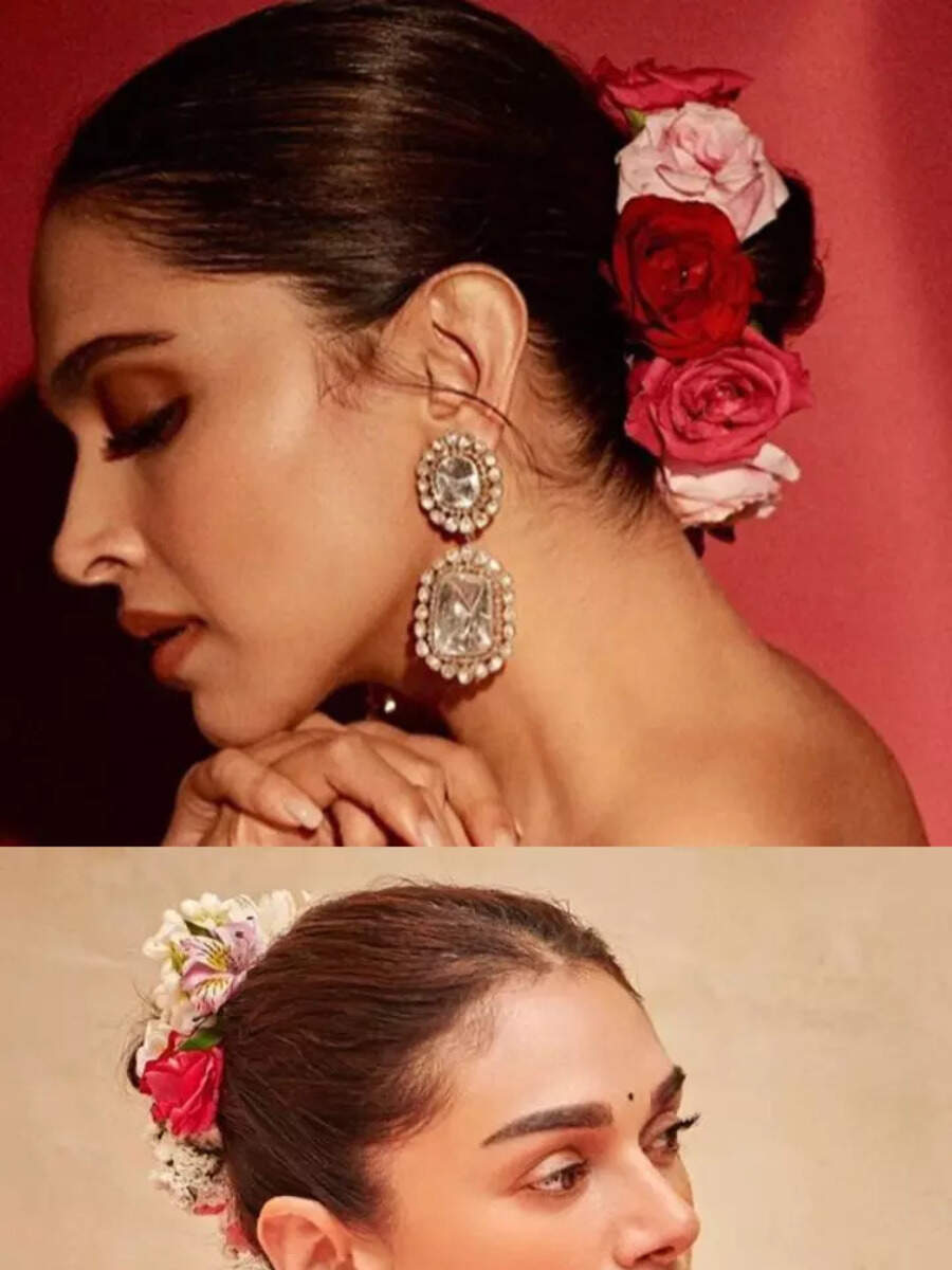 Most exquisite floral buns seen on Bollywood divas | Times of India