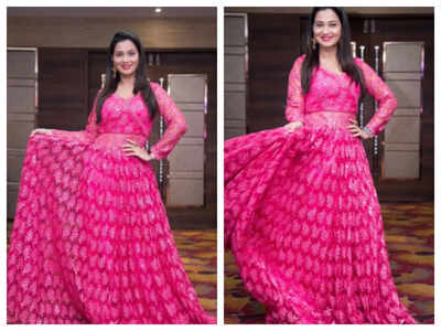 Radha Sagar looks like a breath of fresh air in THIS stunning pink ...