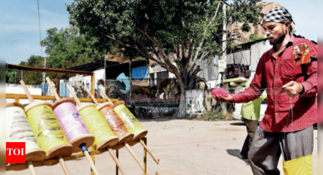 What Ban? Chinese Manja Still Freely Available In City | Hyderabad News ...