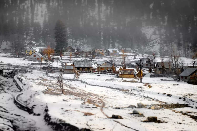 Kashmir Snowfall: Photos of Kashmir in snowfall | Times of India Travel