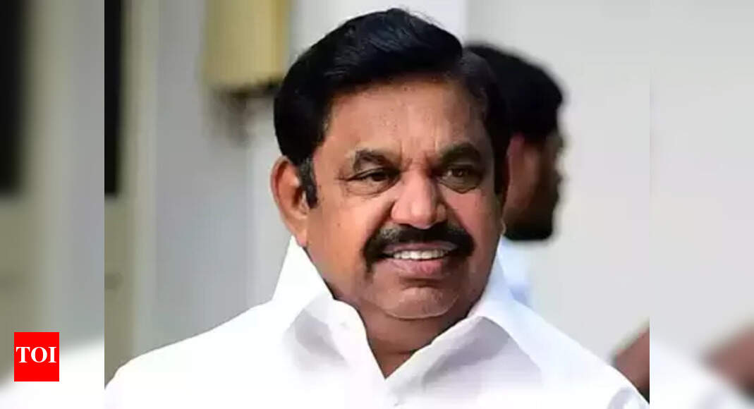 'Corruption, commission and collection' is DMK govt’s motto: EPS | Chennai News - Times of India
