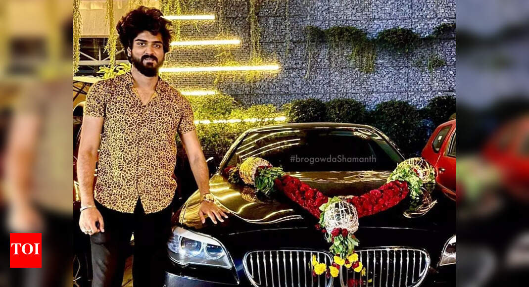 Bigg Boss Kannada 8 fame Shamanth Gowda gets home a swanky new car ...