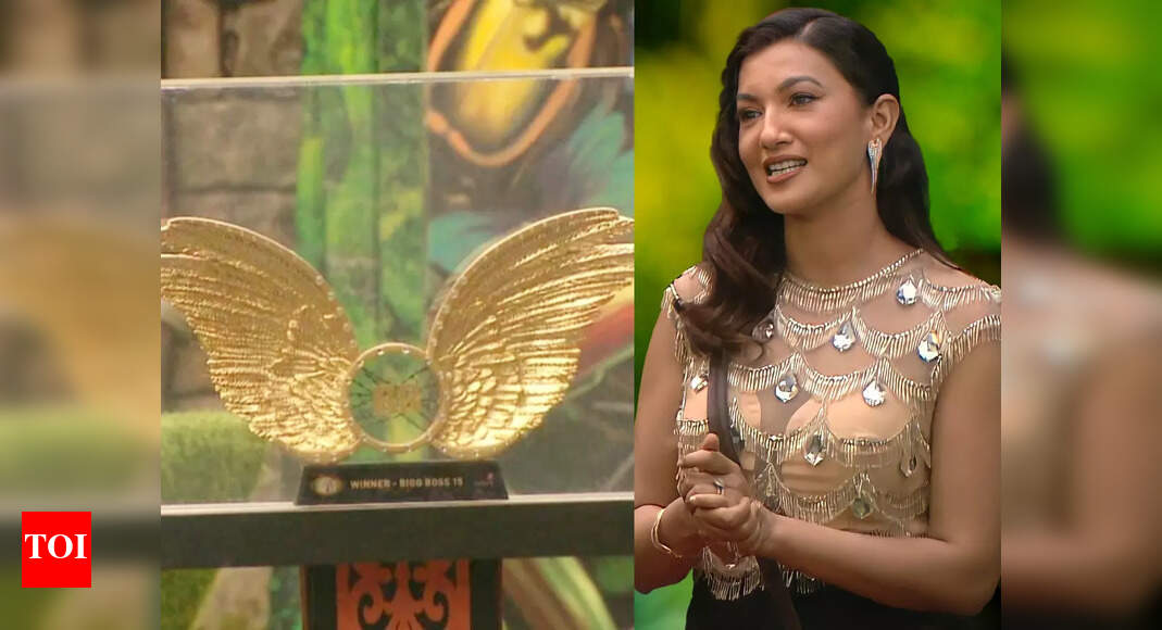 Bigg Boss 15: BB7 winner Gauahar Khan unveils the gleaming winner ...