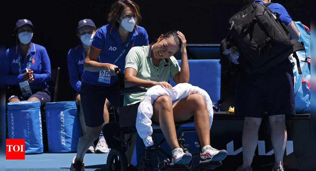 Australian Open 2022: French player Harmony Tan taken off court in ...