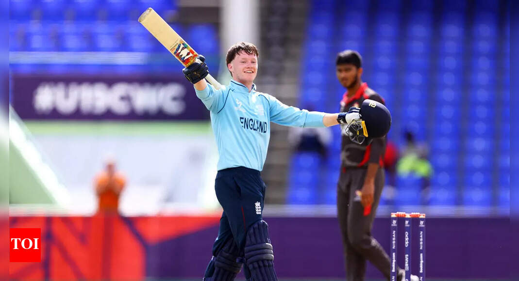 ICC Under-19 World Cup: Tom Prest shines as England defeat UAE by 189 ...