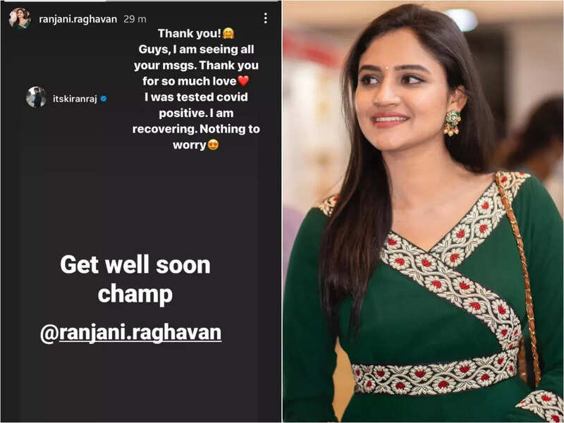 Kannadati actress Ranjini Raghavan tests positive for COVID; on her way ...