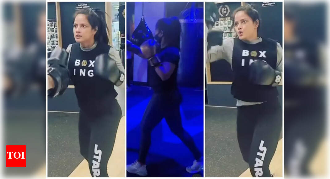 Actress Nitu Chandra Srivastava begins training in boxing | Tamil Movie ...