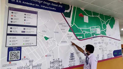 Bengaluru: Passengers welcome neighbourhood map at Metro stations ...