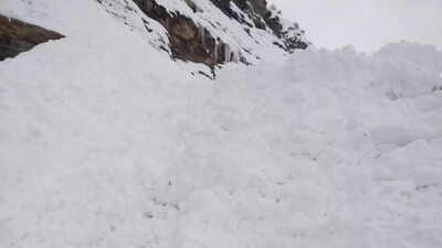 Himachal Pradesh: Avalanche hits Mooling on Manali-Leh Highway | Shimla ...