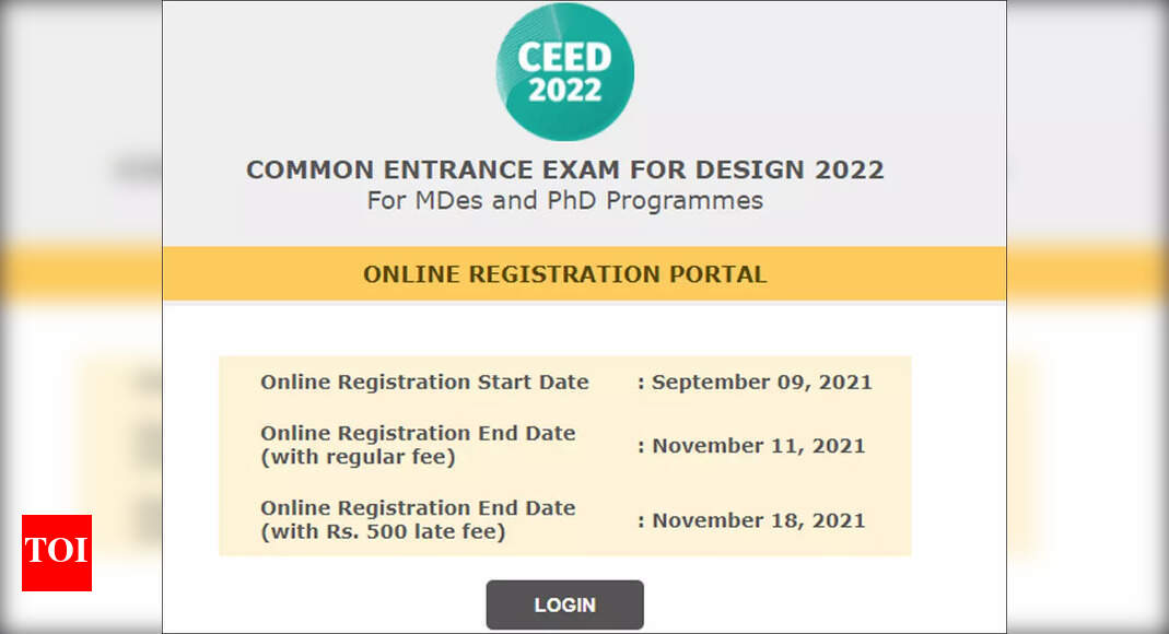 CEED 2022 answer key released at ceed.iitb.ac.in, download here - Times of India