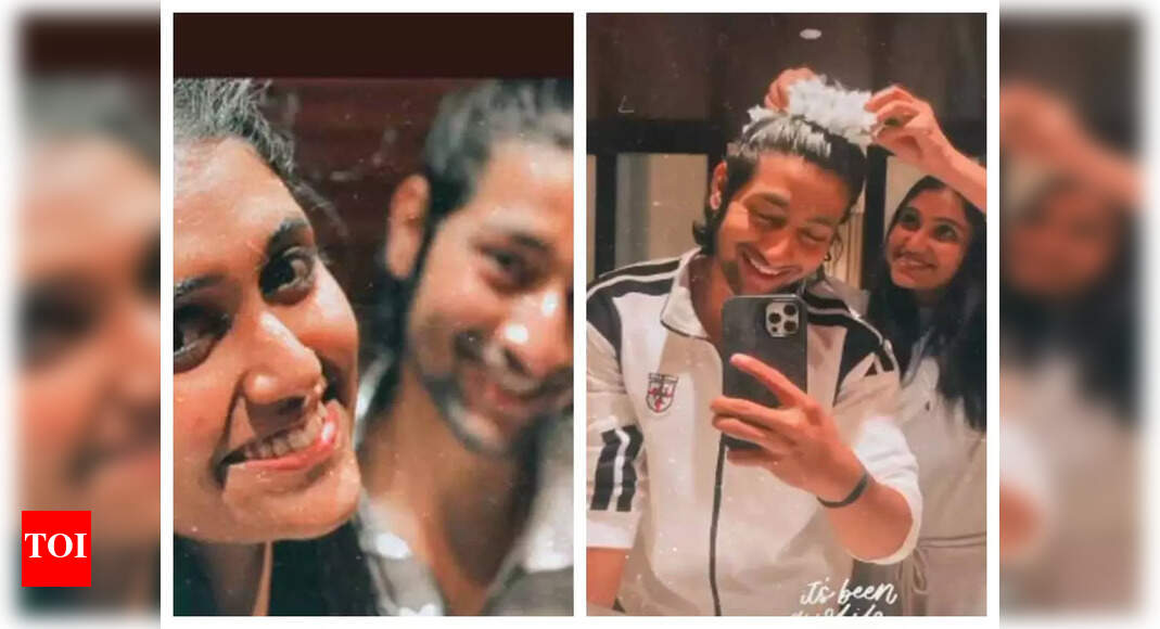 Rinku Rajguru, Akash Thosar twin in white as they step out for a dinner ...