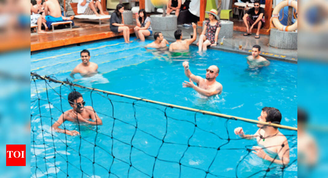 Pool volleyball party at Aqua | Events Movie News - Times of India