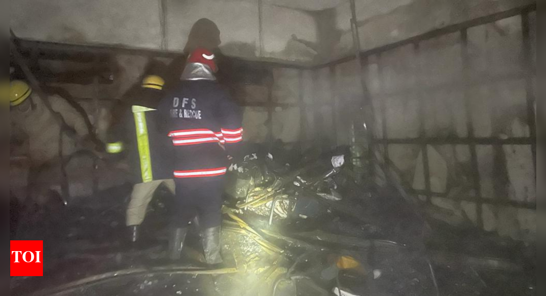 Fire breaks out at Delhi's Karkardooma court | Delhi News - Times of India