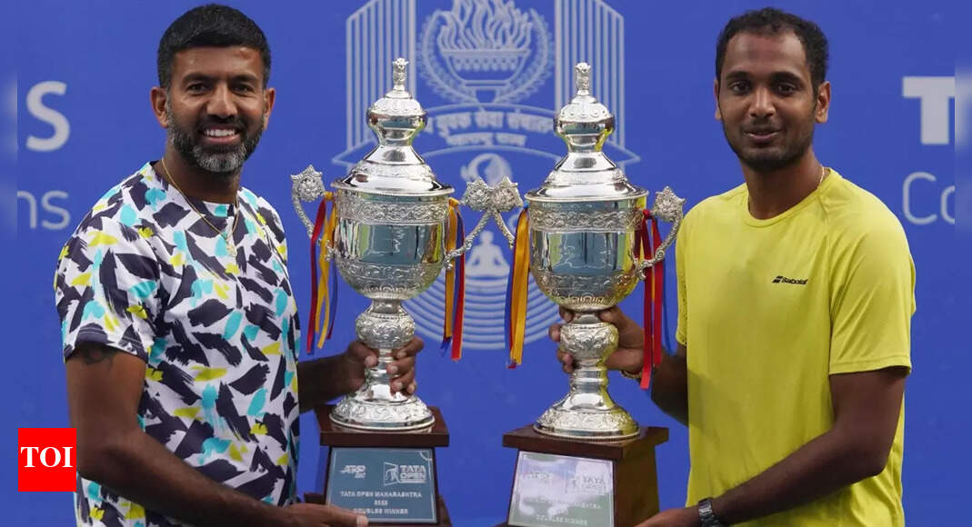 Rohan Bopanna-Ramkumar Ramanathan lift Tata Open trophy | Tennis News ...