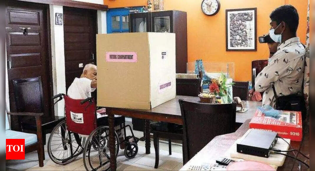 Of 24 lakh elderly voters, only 10,000 to cast vote from home in UP ...