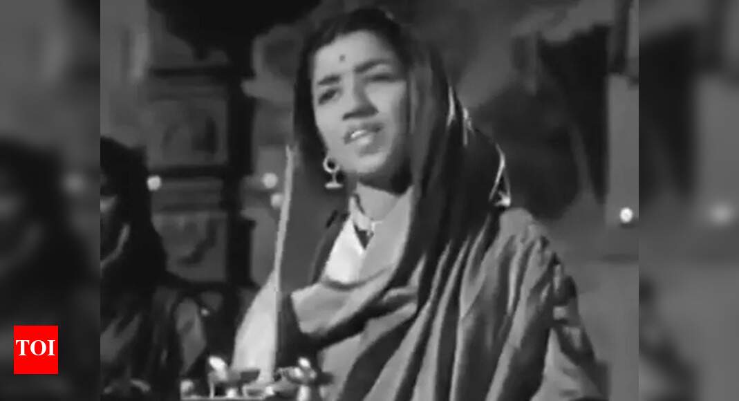 Have you seen this video of Lata Mangeshkar's rare acting performance ...
