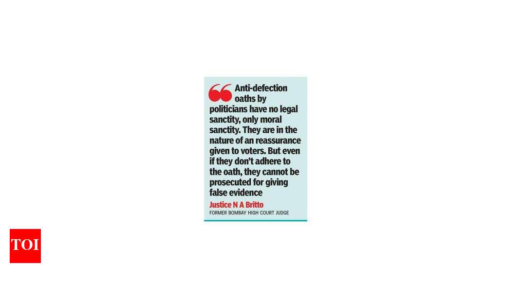 Anti-defection affidavits have no legal validity, say lawyers | Goa ...