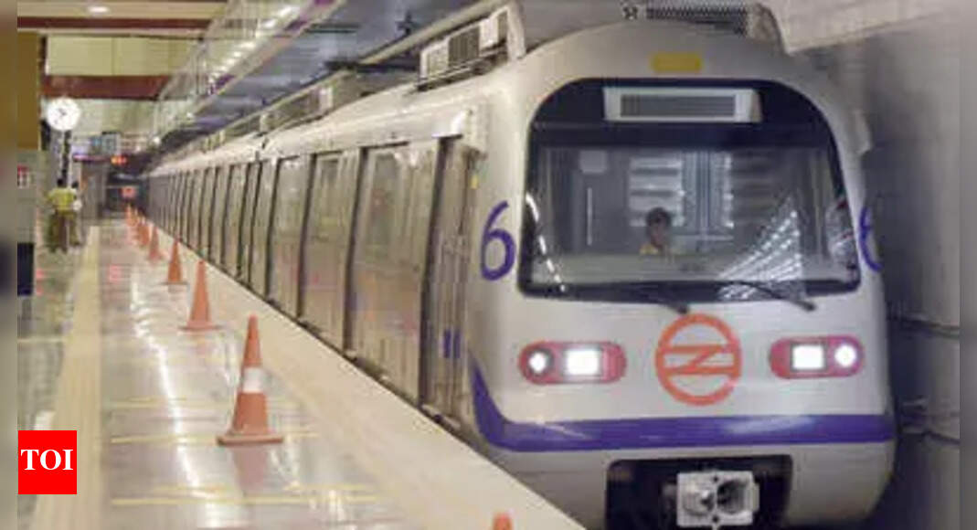 Footfall up, DMRC opens more gates, but no standing allowed | Delhi ...